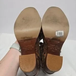 Vintage Foundry | Shoes | Vintage Foundry Co Odessa Snake Embossed Tan ...